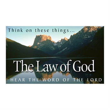 Scripture Leaflet Tracts - The Law Of God — Aslan Christian Books