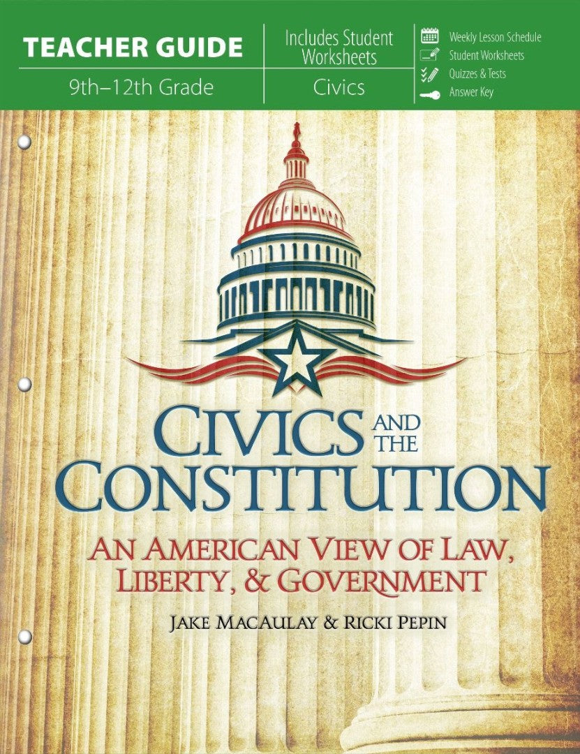 Civics And The Constitution (Teacher Guide) — Aslan Christian Books