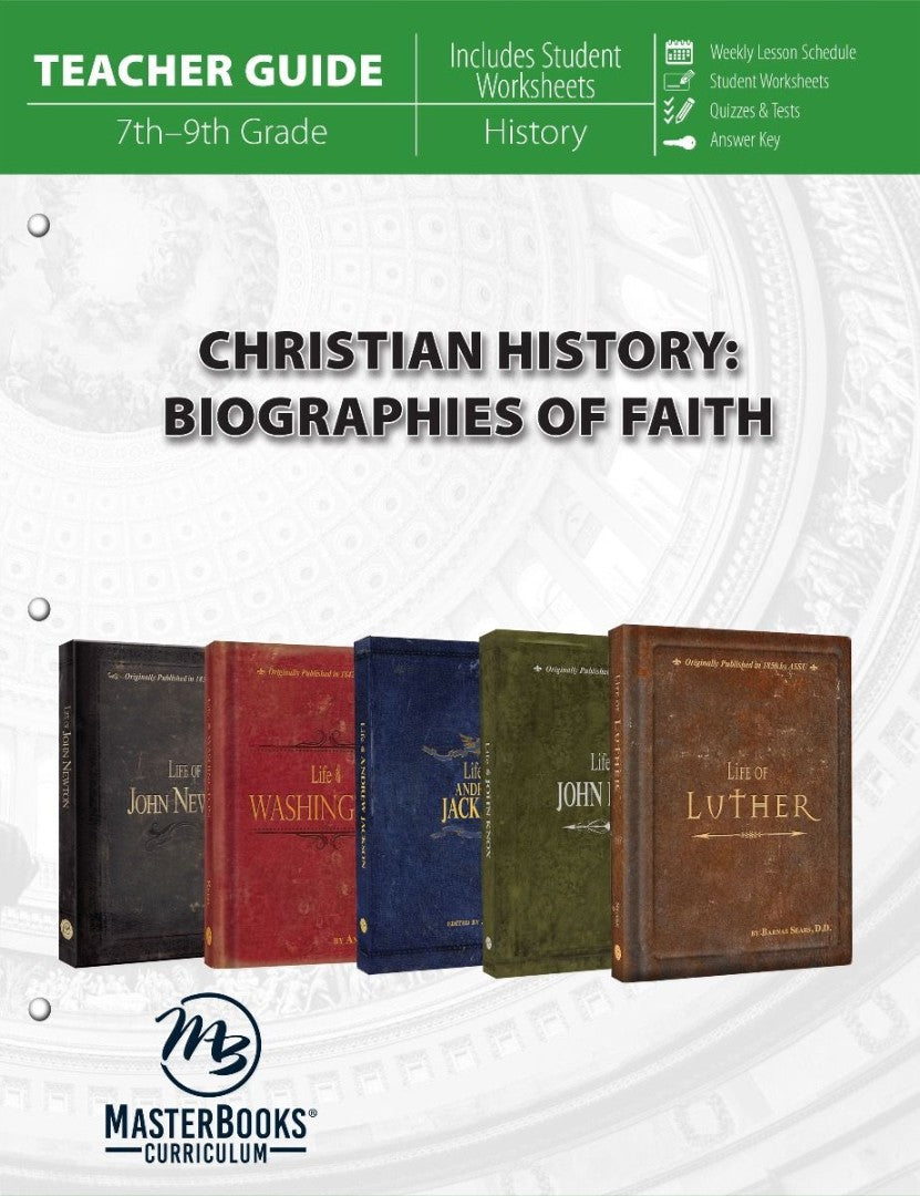 Christian History (Teacher Guide) — Aslan Christian Books