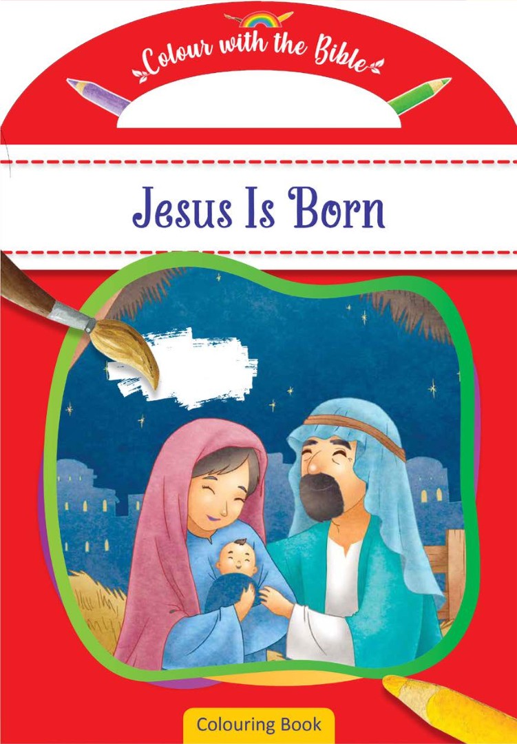 Colour With The Bible: Jesus Is Born — Aslan Christian Books