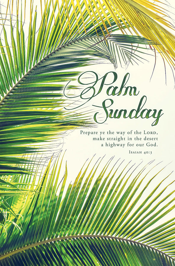 Palm Sunday Bulletin (pack of 100) — Aslan Christian Books