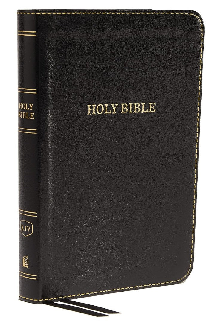 KJV Holy Bible: Compact Thinline, Black, Red Letter — Aslan Christian Books