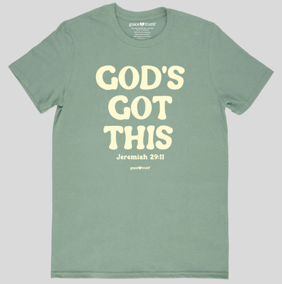 God's Got This Grace & Truth T-Shirt Medium — Aslan Christian Books