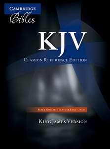 KJV Clarion Reference Edition, Black Goatskin Leather — Aslan Christian ...