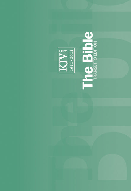KJV Transetto Text Edition Green — Aslan Christian Books