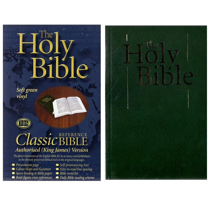 KJV Classic Reference Bible, Dark Green — Aslan Christian Books