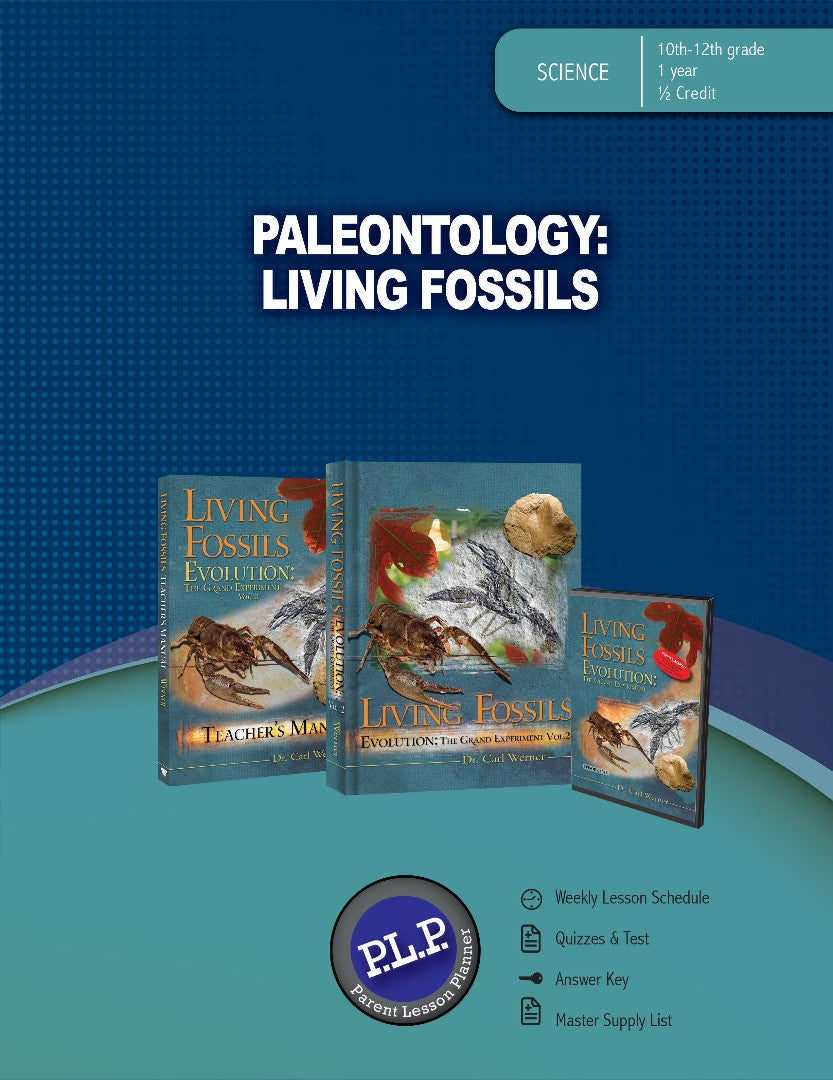 Paleontology: Living Fossils Parent Lesson Planner — Aslan Christian Books