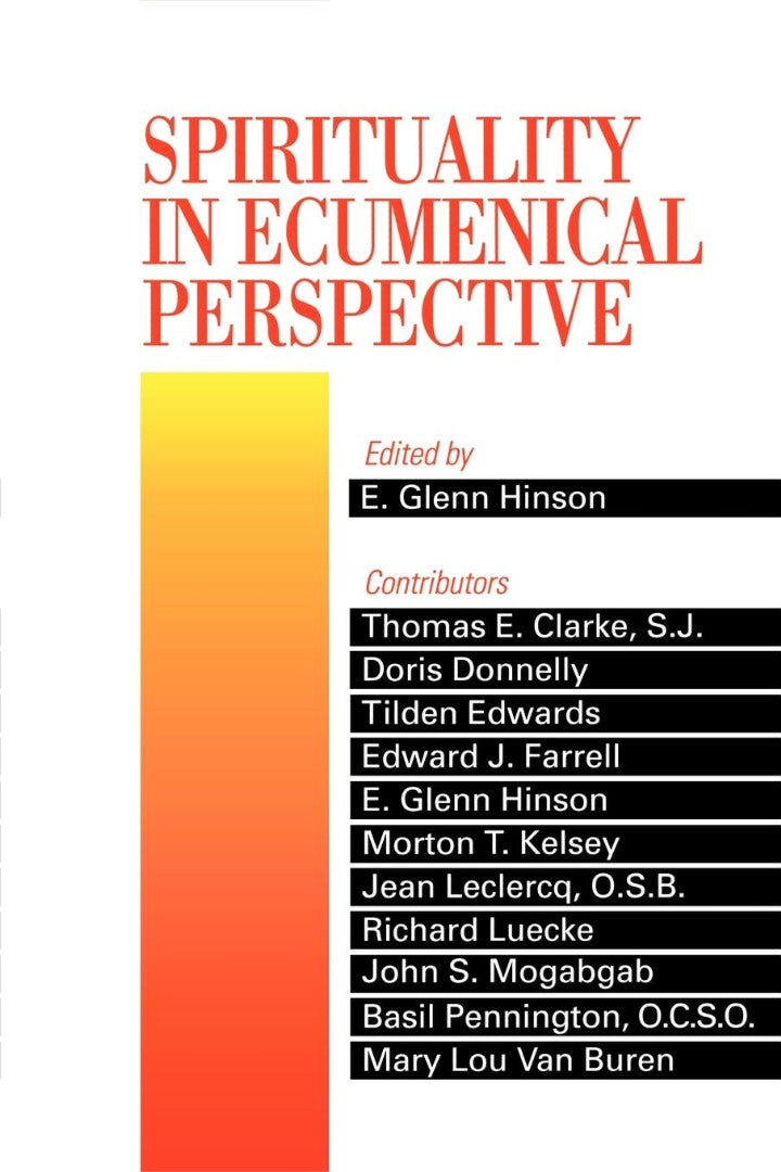 Spirituality in Ecumenical Perspective — Aslan Christian Books