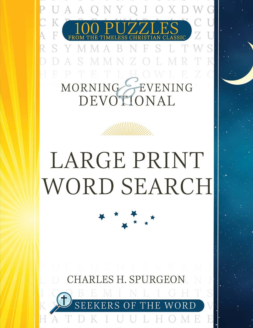 Morning and Evening Devotional Large Print Word Search — Aslan ...