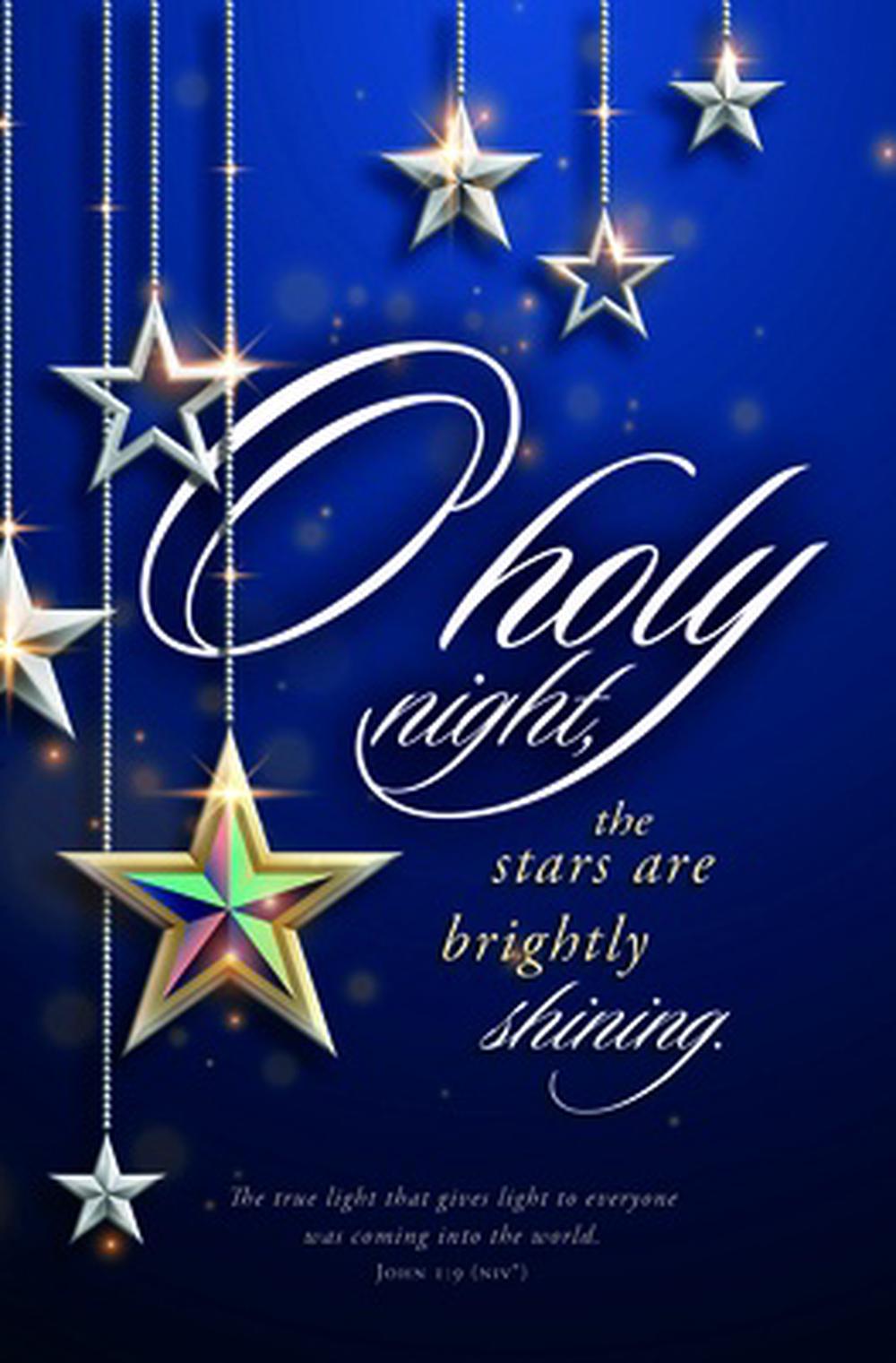 O Holy Night Christmas Bulletin (pack of 100) — Aslan Christian Books