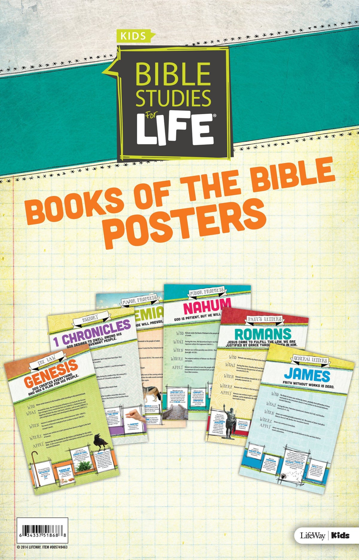Bible Studies for Life: Kids Books of the Bible Posters — Aslan ...